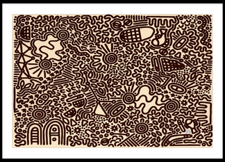 ANKA 2 Art Print | Reproduction | Aboriginal Art | Contemporary Art ...