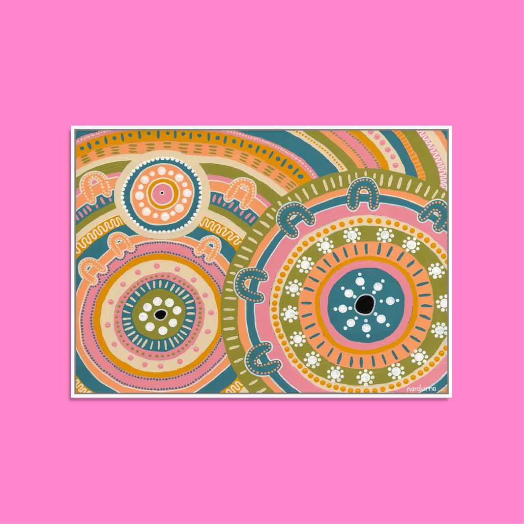 Aboriginal Art by Ryhia Dank: Originals & Reproductions | Nardurna ...