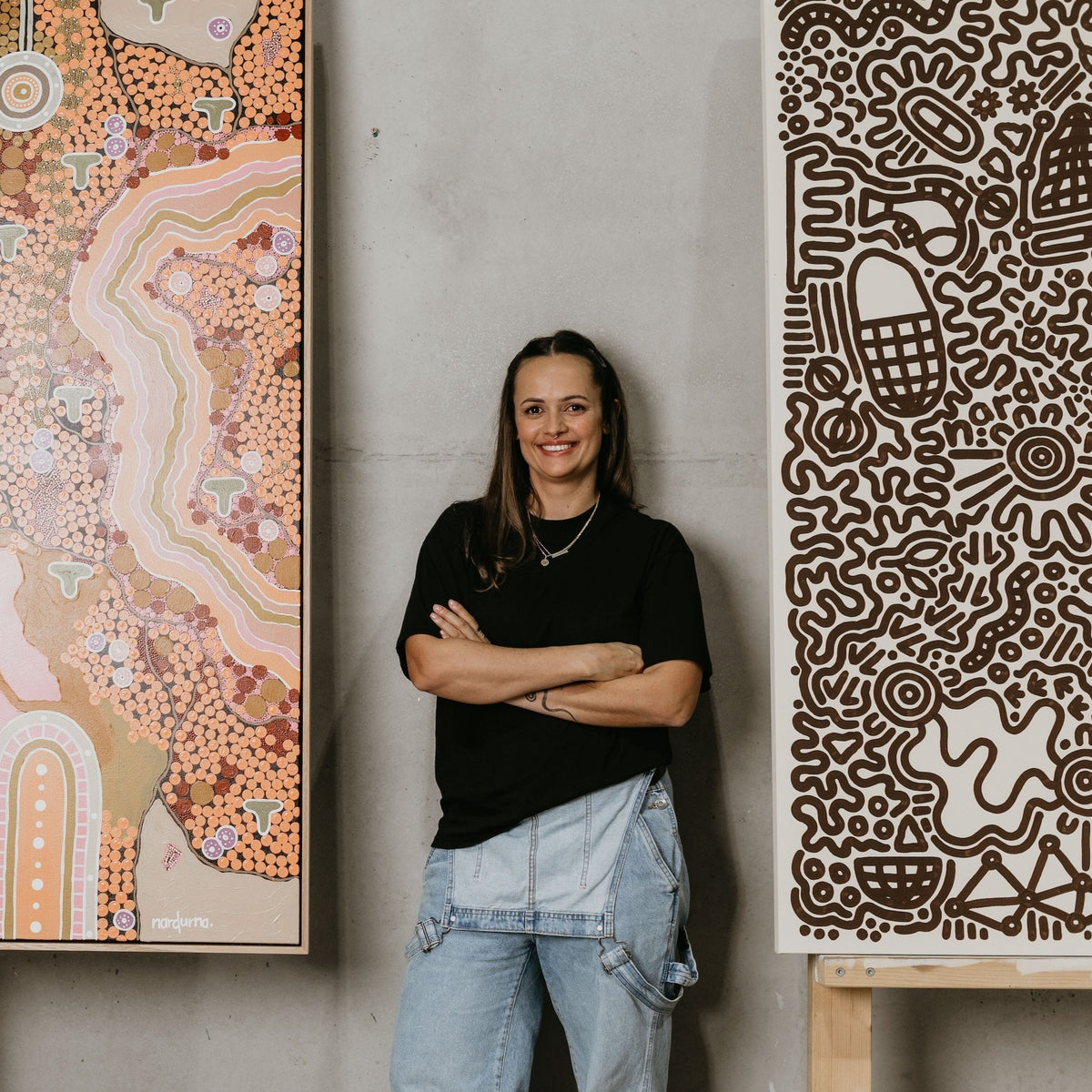 Aboriginal Art by Ryhia Dank: Originals & Reproductions | Nardurna