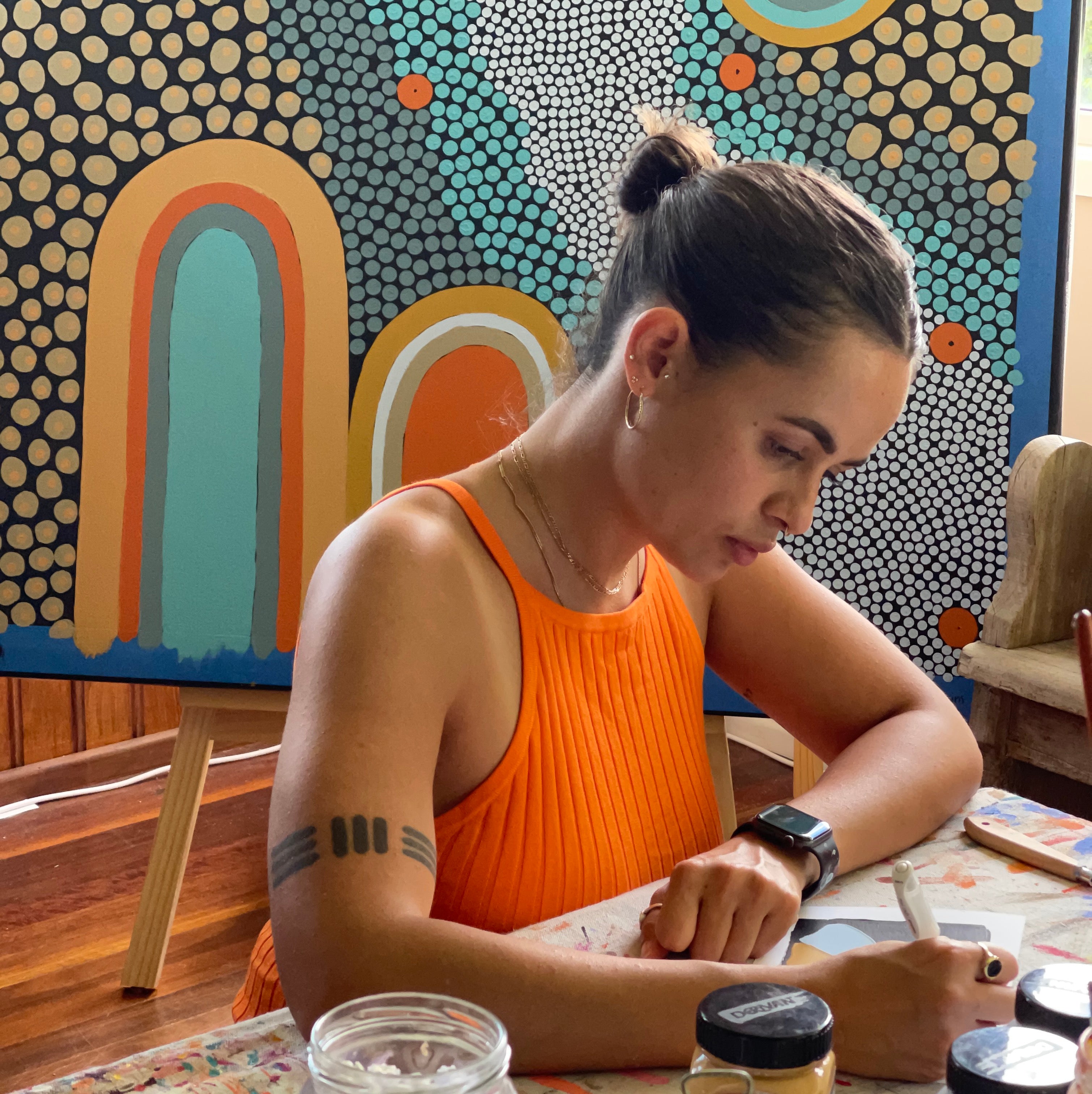 Aboriginal Art by Ryhia Dank: Originals & Prints | Nardurna – nardurna