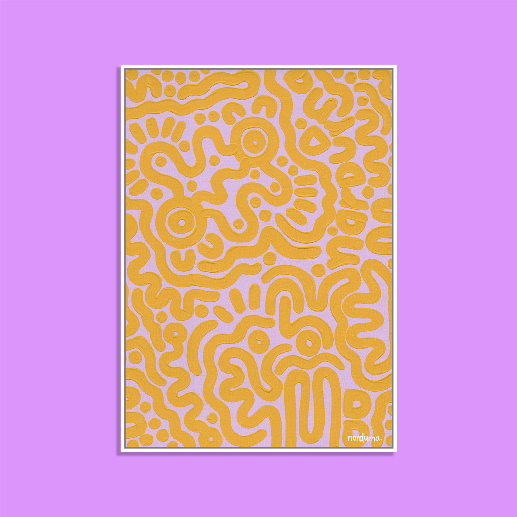 Aboriginal Art by Ryhia Dank: Originals & Reproductions | Nardurna ...