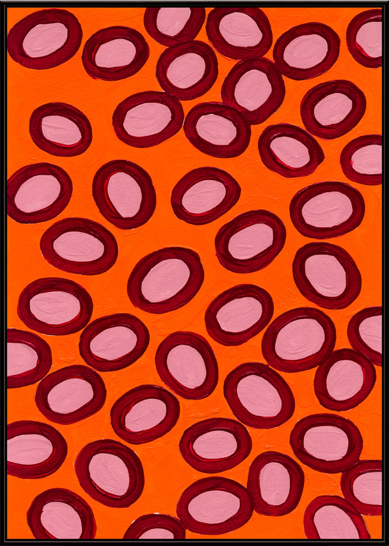 Billy Goat Plum Art Print | Aboriginal Art | Dot Painting ...