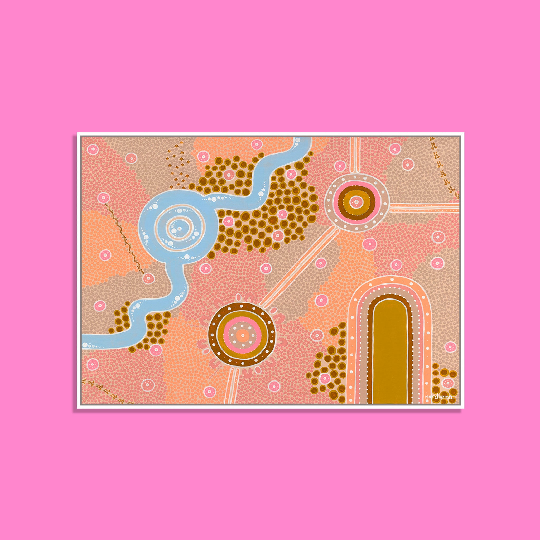 The Next Chapter Art Print | Aboriginal Art | Dot Painting ...